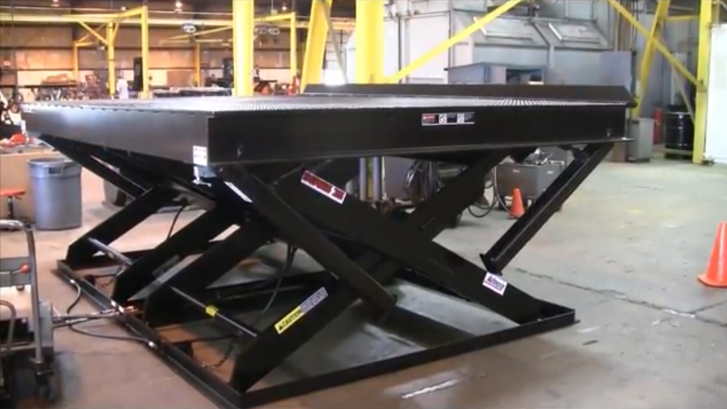Scissor Lift Platform with Retractable Legs | Video | Autoquip