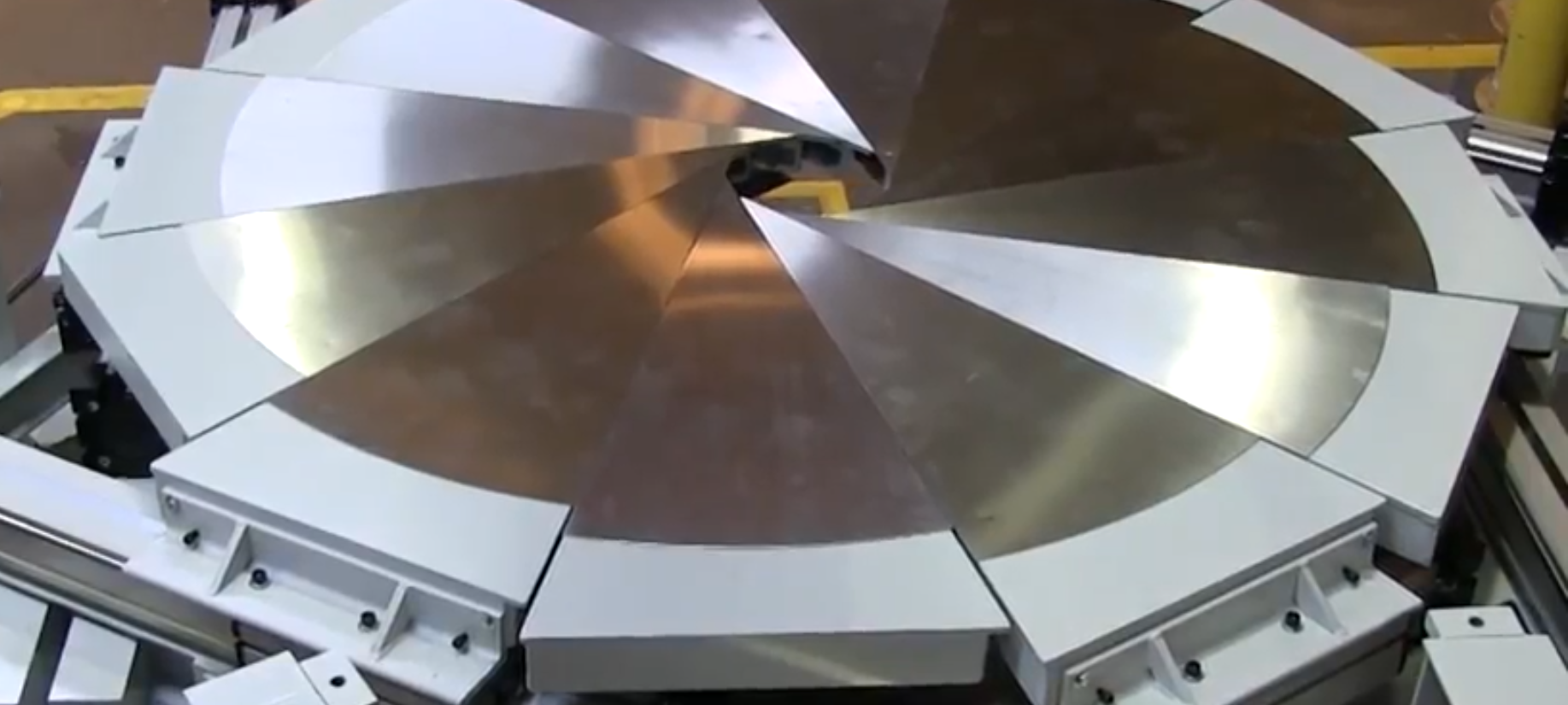 Custom Work Platform with Precision "Aperture" Platform Design