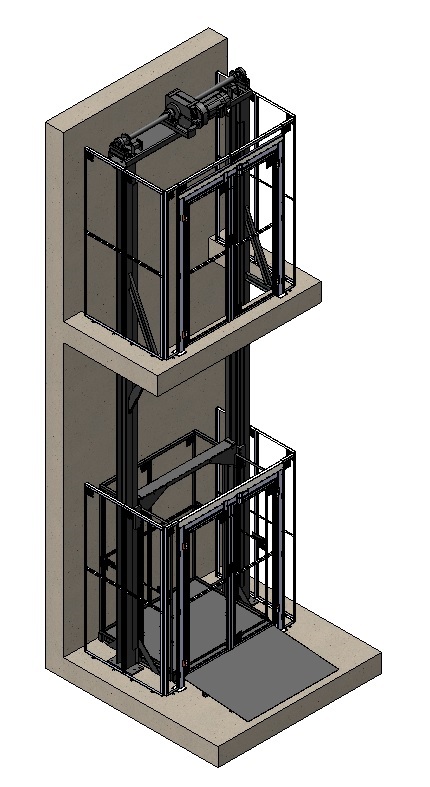 Mechanical Straddle Freightlift Video Animation | Autoquip